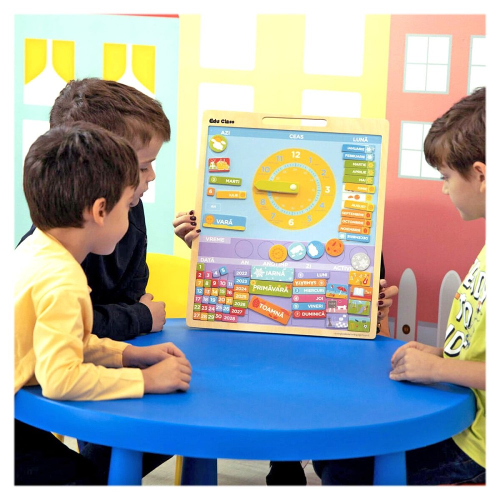 Calendar magnetic educativ in limba romana | Creatoys.ro