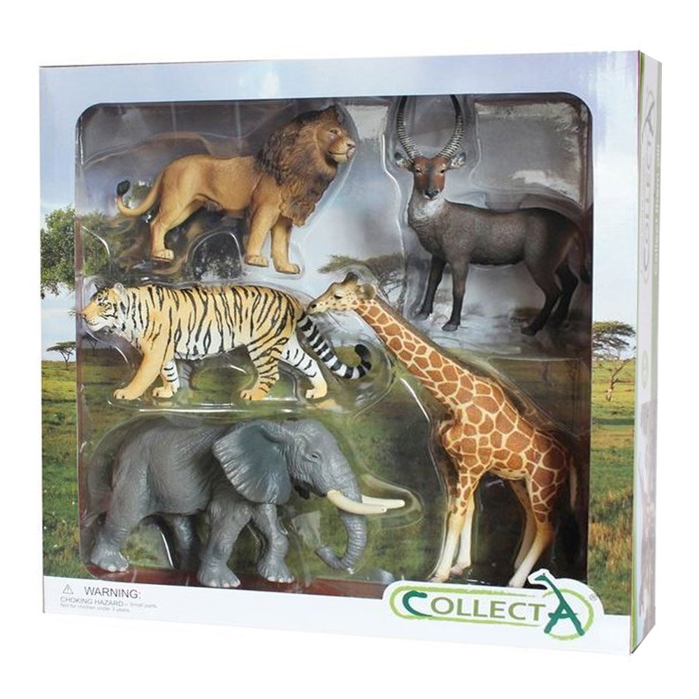 Animale salbatice Safari, set 5 figurine, Collecta | Creatoys.ro