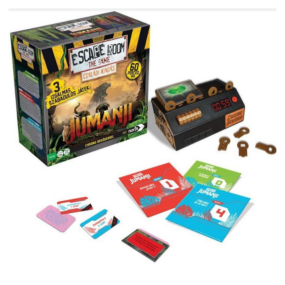 Escape Room Jumanji, családi kiadás, magyar nyelven | Creatoys.ro