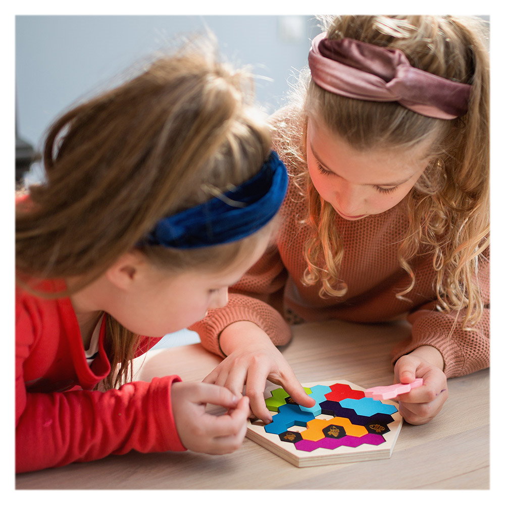 Puzzzle Beezzz, puzzle din lemn cu provocari | Creatoys.ro