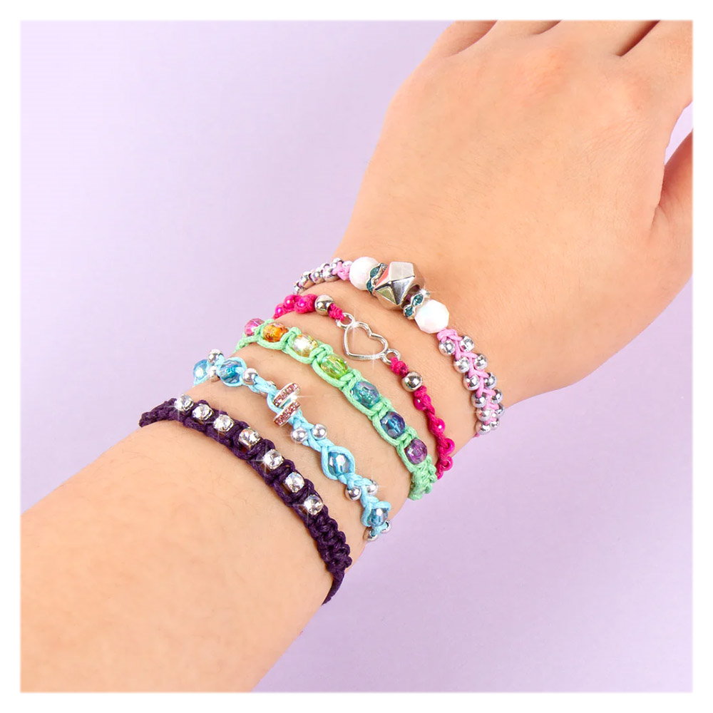 Bratari impletite stralucitoare, Make it Real - Creatoys.ro