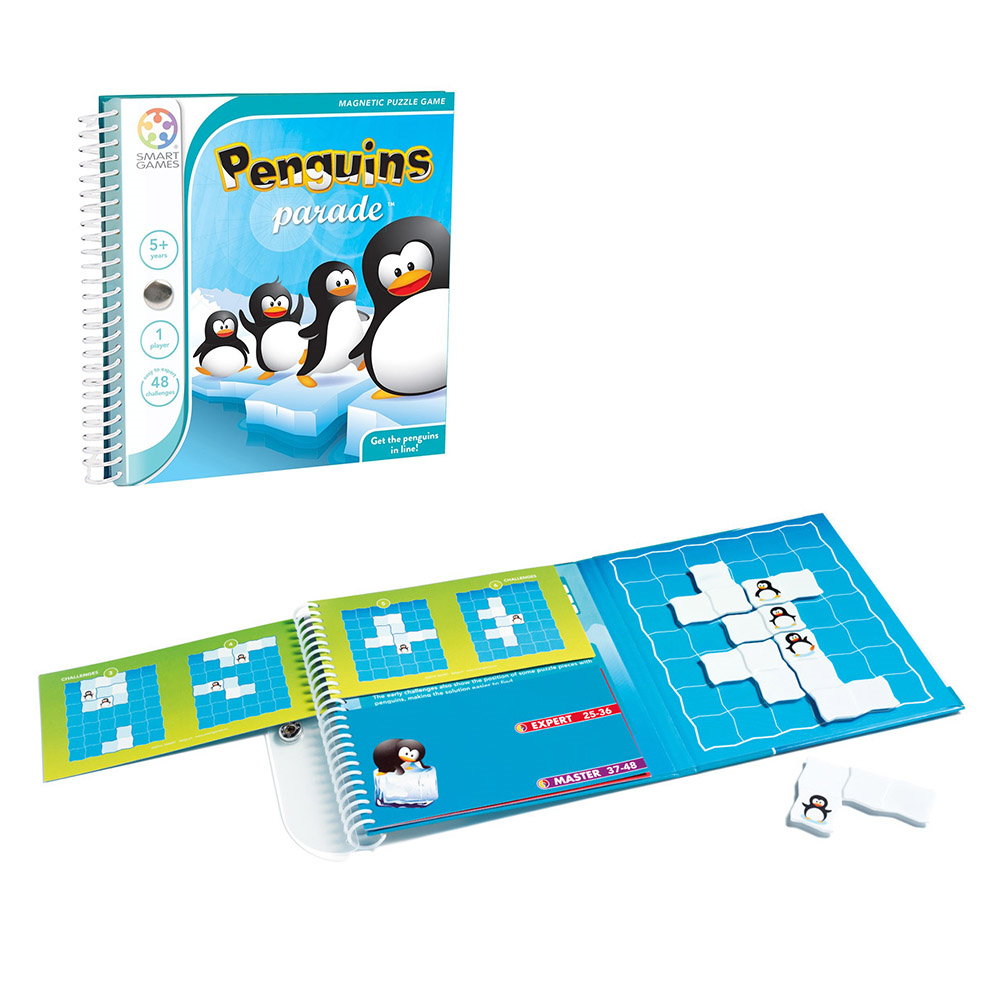 Penguins Parade, joc magnetic, SMART GAMES - Creatoys.ro