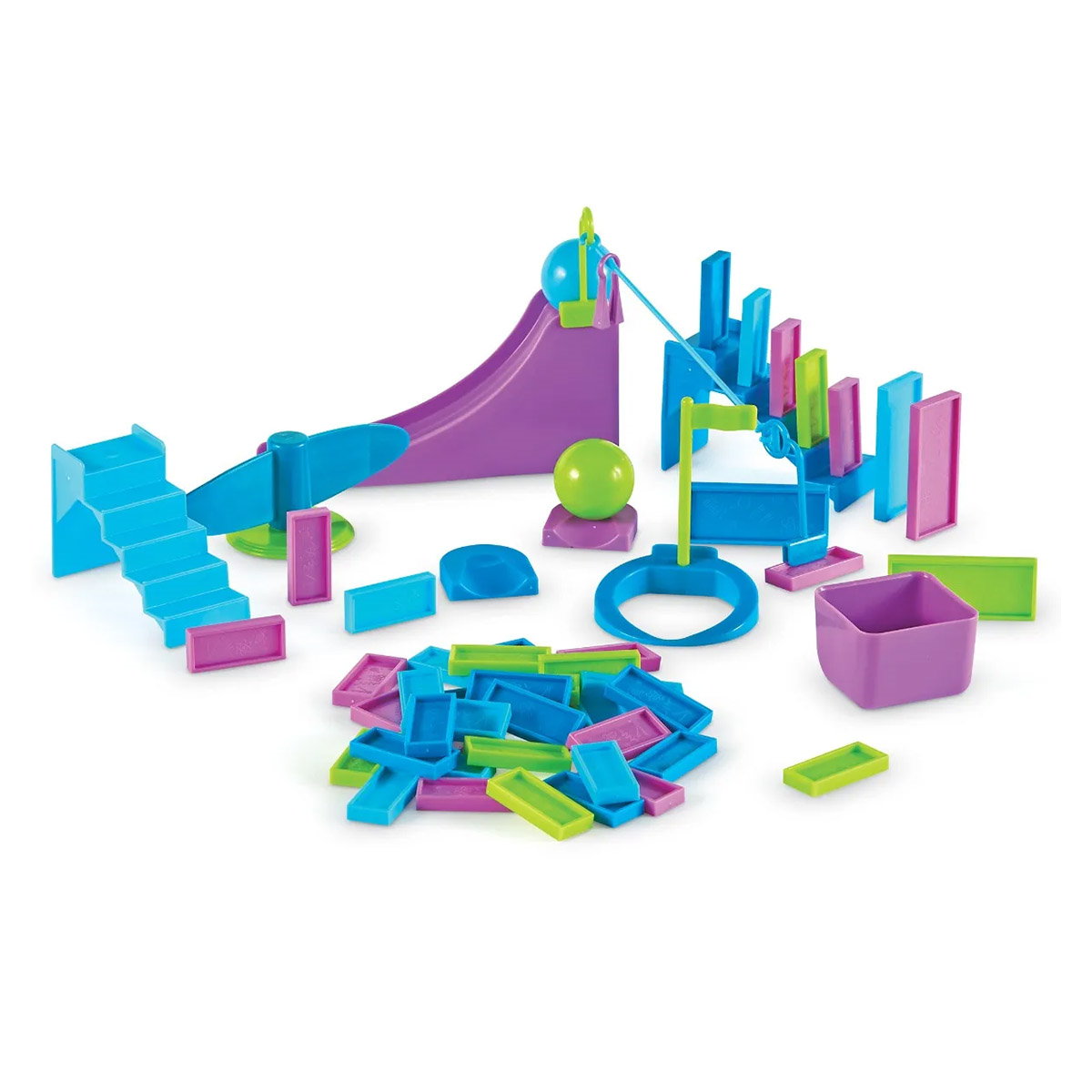 Domino Action, joc de logica STEM - Creatoys.ro